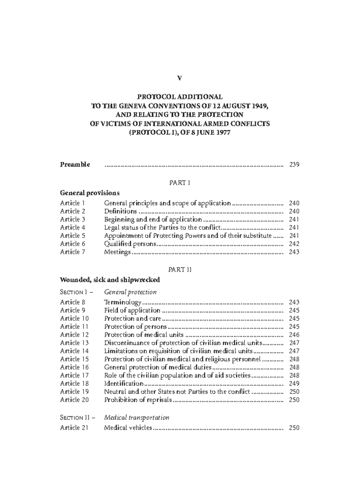 AP-I-EN - Additional protocol - V PROTOCOL ADDITIONAL TO THE GENEVA ...