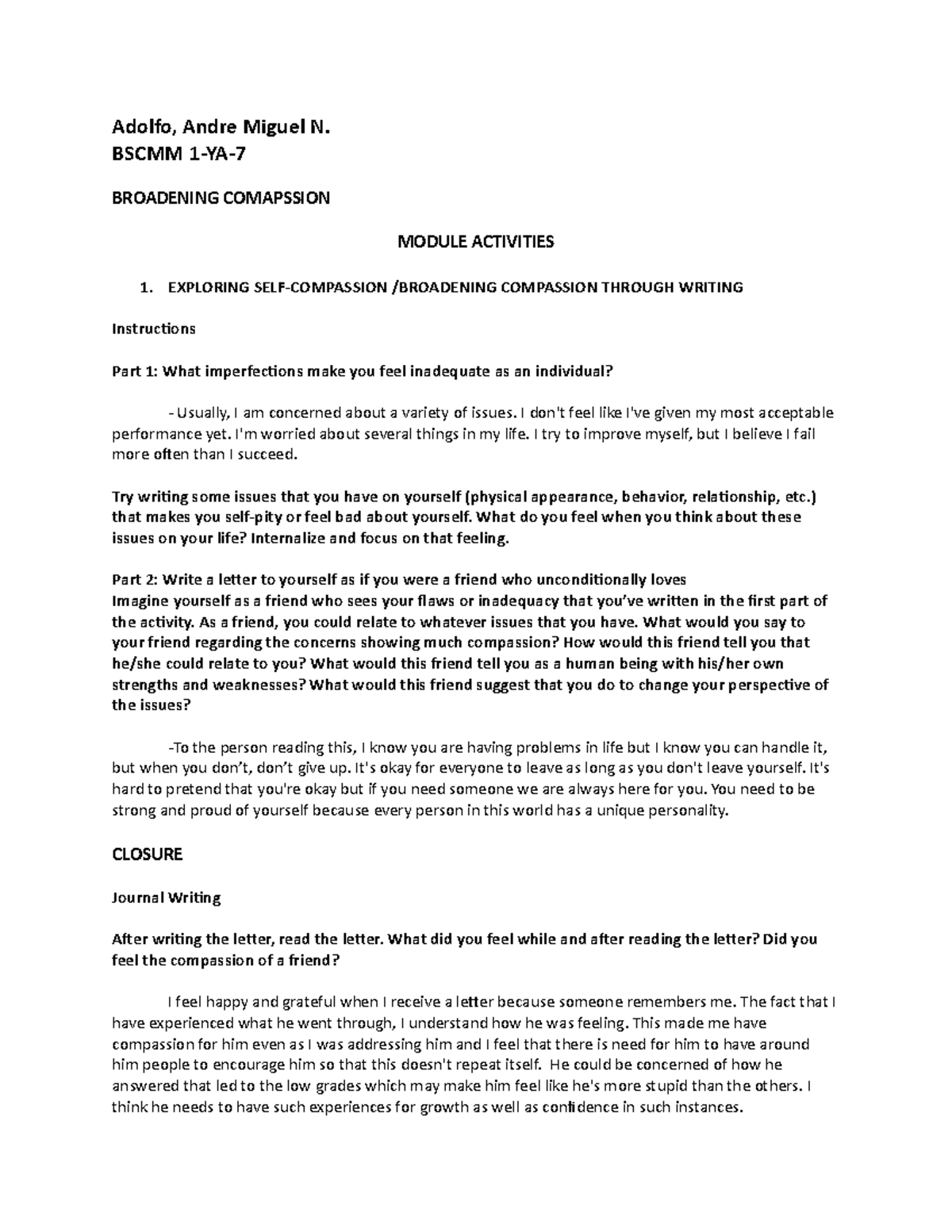 VRTS111. Broadening Compassionfh dfah fha dfah afdh - Adolfo, Andre ...