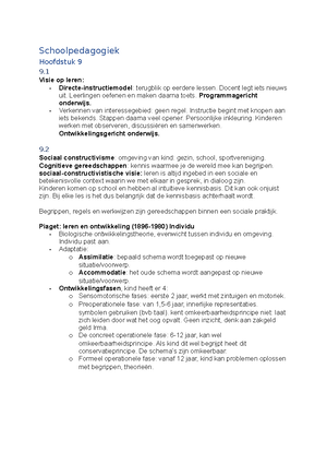 Observatielijst pedagogisch klimaat - In de klas ligt alles netjes en ...