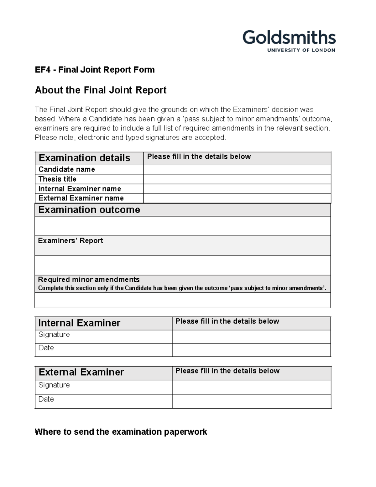 EF4 Final Joint Report Form - EF4 - Final Joint Report Form About the ...