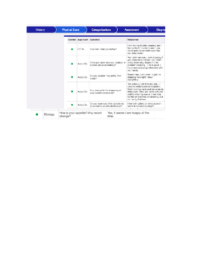 Week 3 i Human Questions and Answers - Week 3 iHuman Patient: Rebecca ...