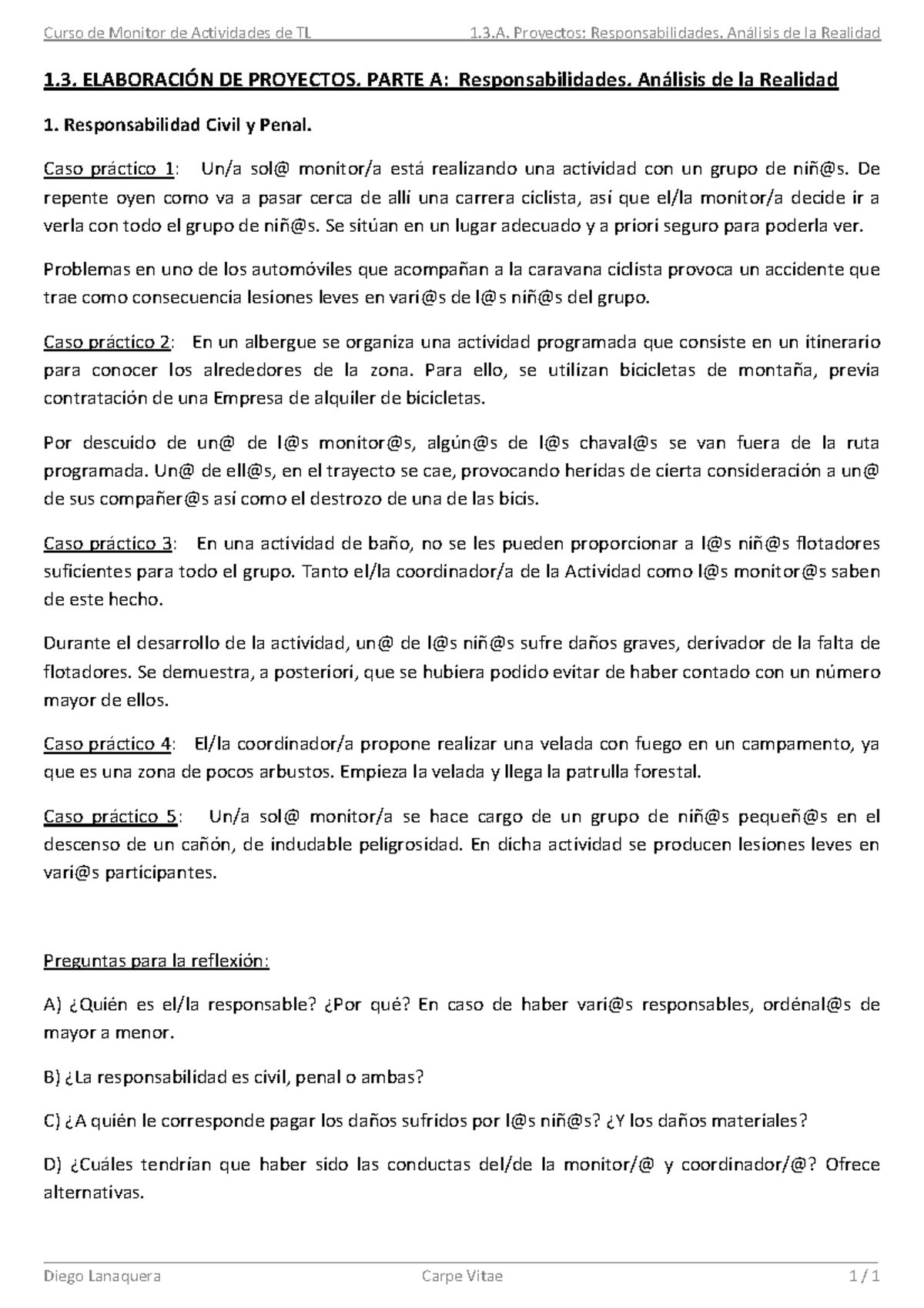 1.3a Casos practicos Civil Y Penal (2) - Curso de Monitor de ...