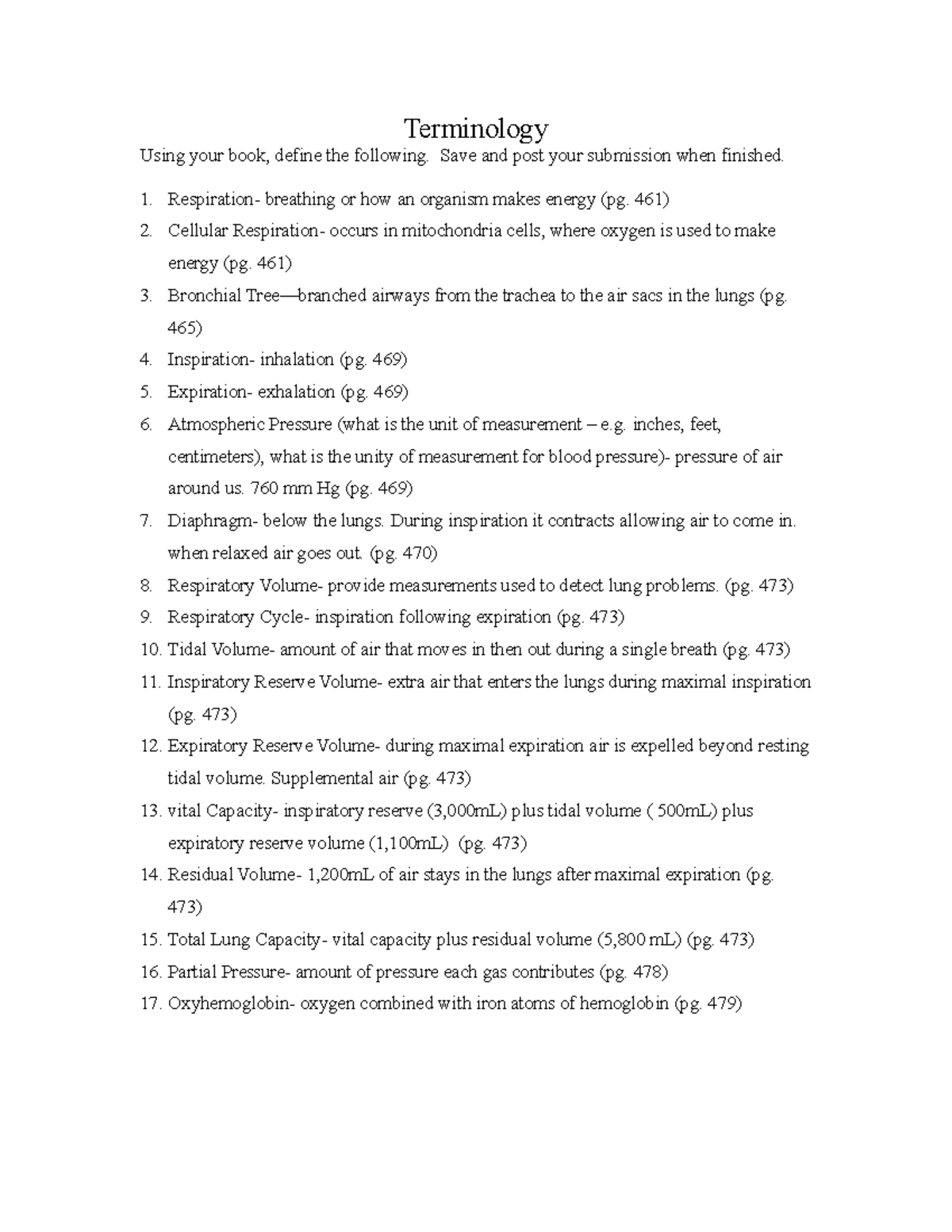 Terminology chapter 16 respiratory system- HD - Terminology Using your ...