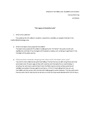 IHI QI 103 Module paper - thanks - 1 IHI QI 103 Module Andrea Campos ...