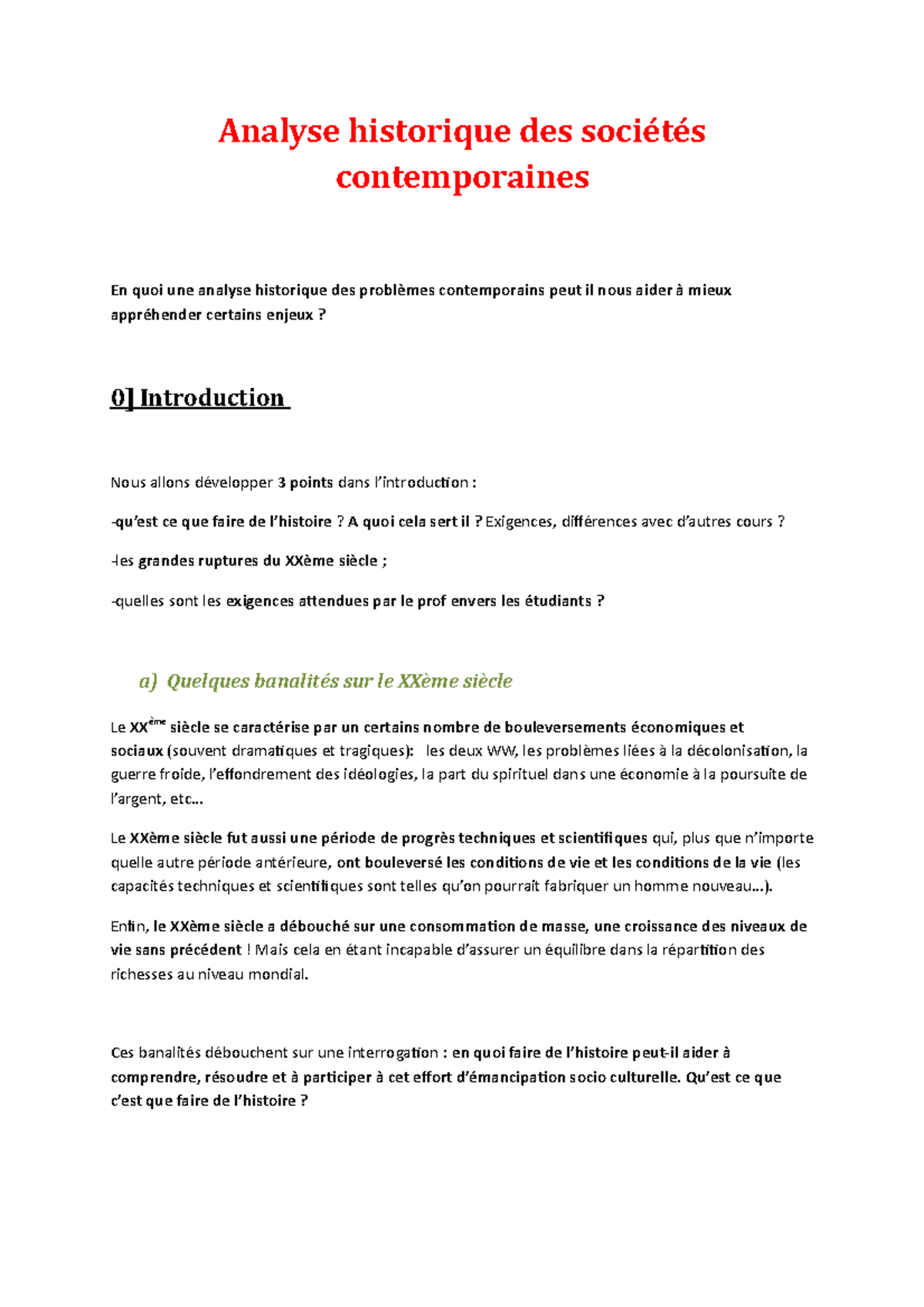 Analyse historique en entier - Analyse historique des sociétés ...