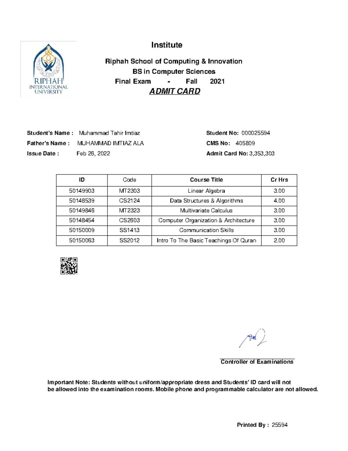 1 - 01 135201 084 8416477792 08062021 112820 pm 1 - Institute ADMIT ...