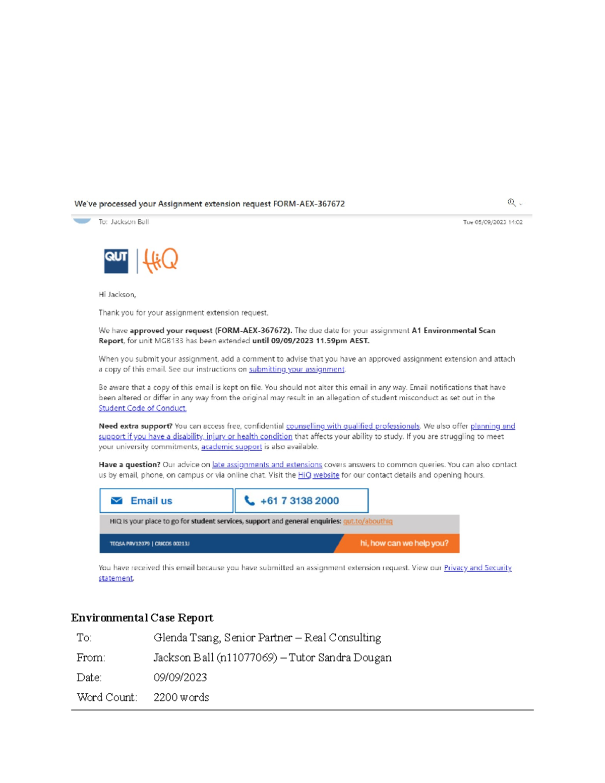 MGB133 A1 Final Duolingo Environmental Scan Jackson Ball n11077069 ...