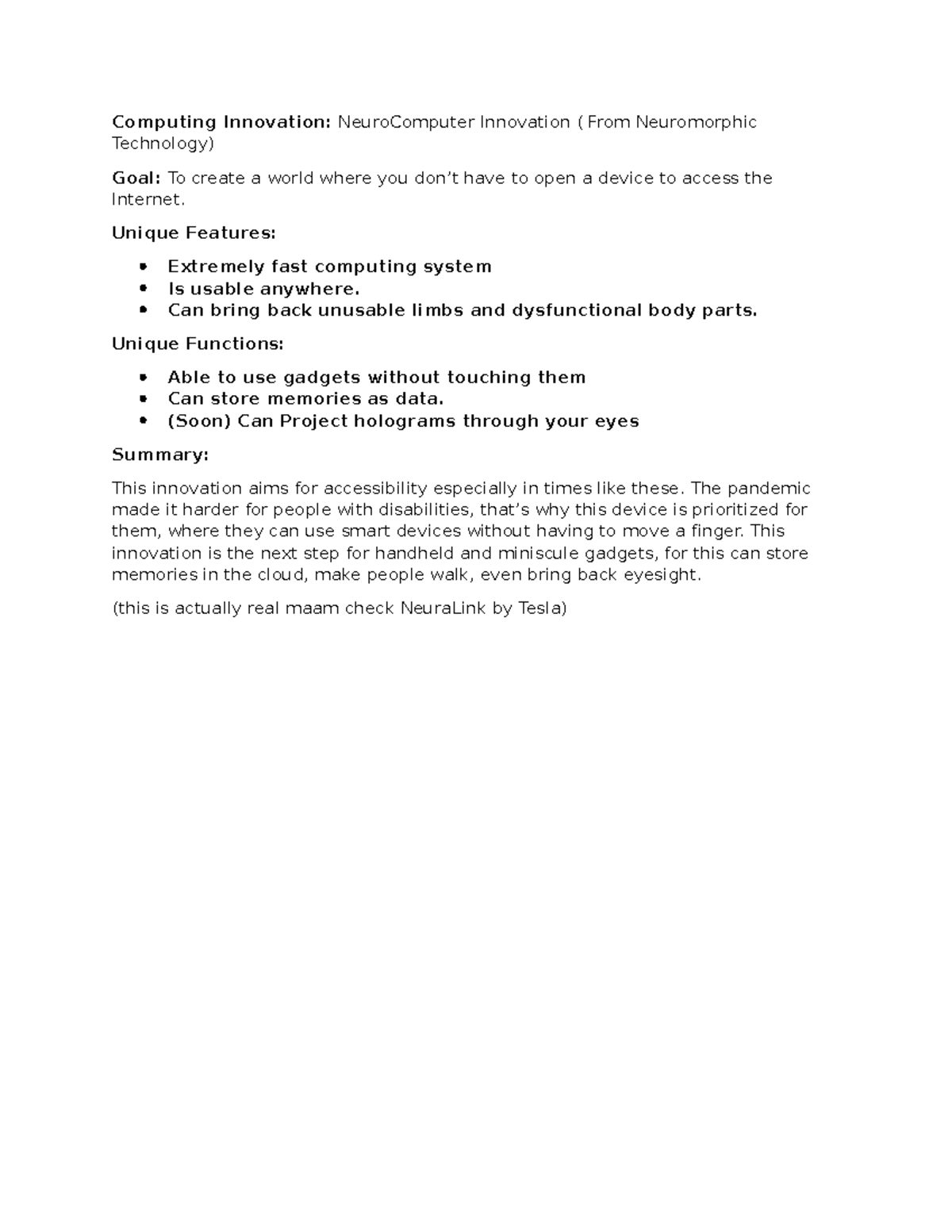 Computing Innovation - dsadsadsadsadas - Computing Innovation: NeuroComputer Innovation ( From ...