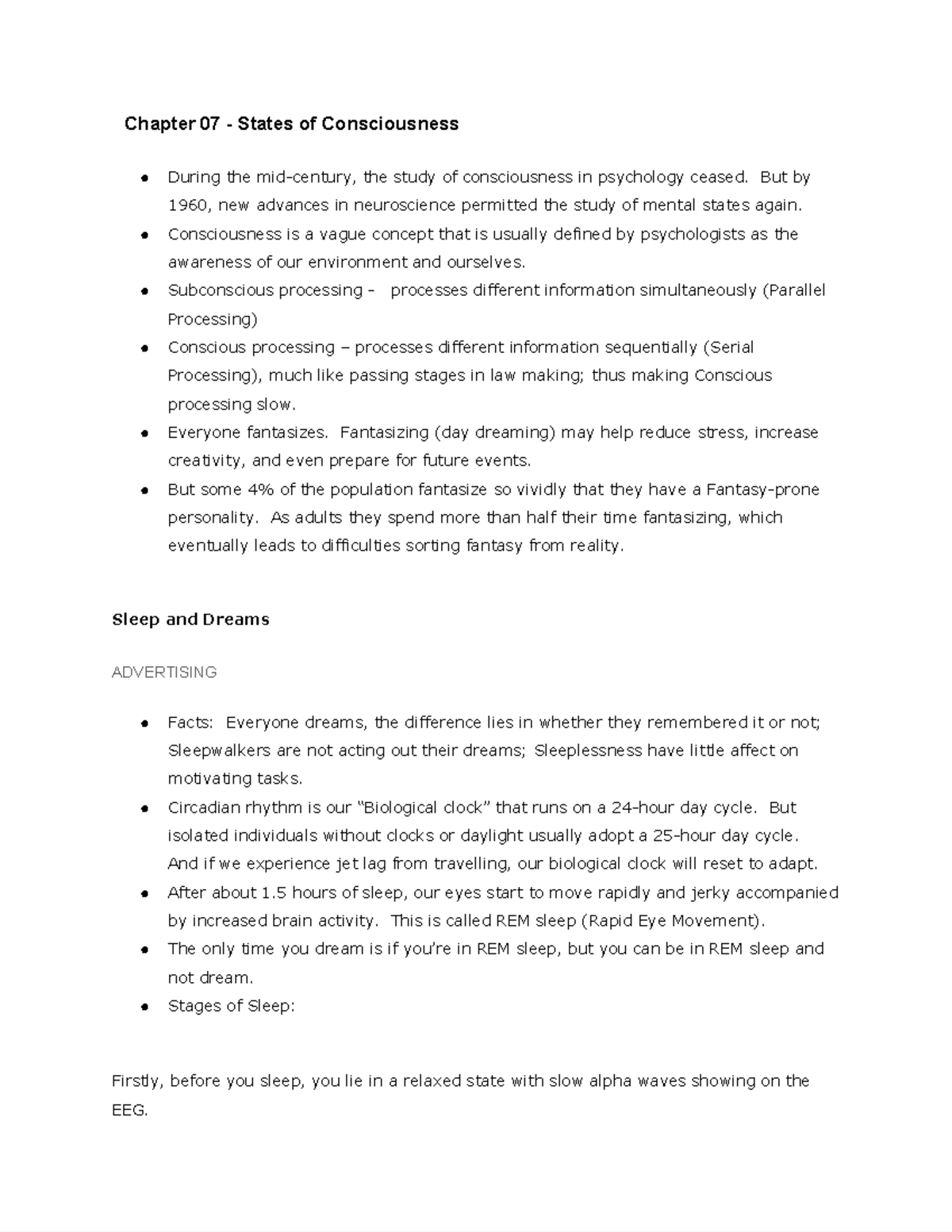 Chapter 07 - States of Consciousness - But 1960, new advances in ...