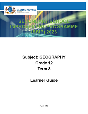 Industrial Regions in South Africa - PWV Region South Western Cape ...