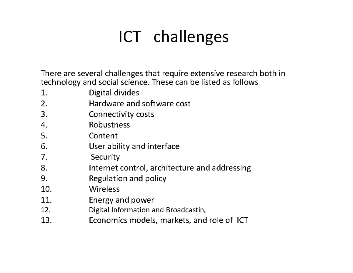 Special Topics IN Conteporary ICT-2 - Warning: TT: undefined function ...