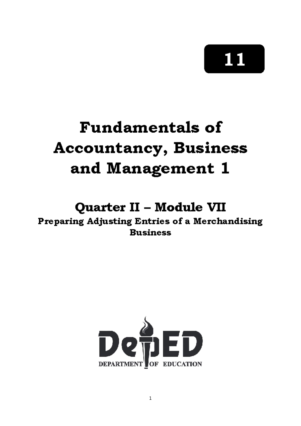 7 Q2 FABM 1 - Fundamentals of ABM Module 7 for Second Quarter ...