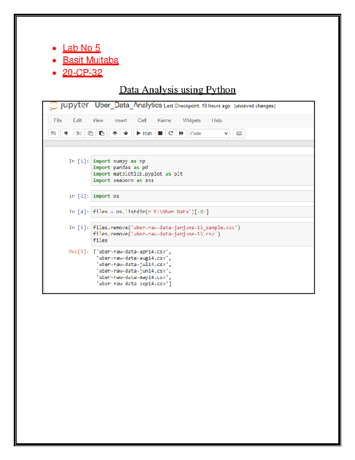 20-CP-32 PNDC Lab 5 - Cloud Computing - Lab No 5 Basit Mujtaba 20 - CP ...