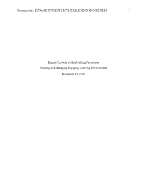 Classroom Experiences - The management of classrooms and keeping ...