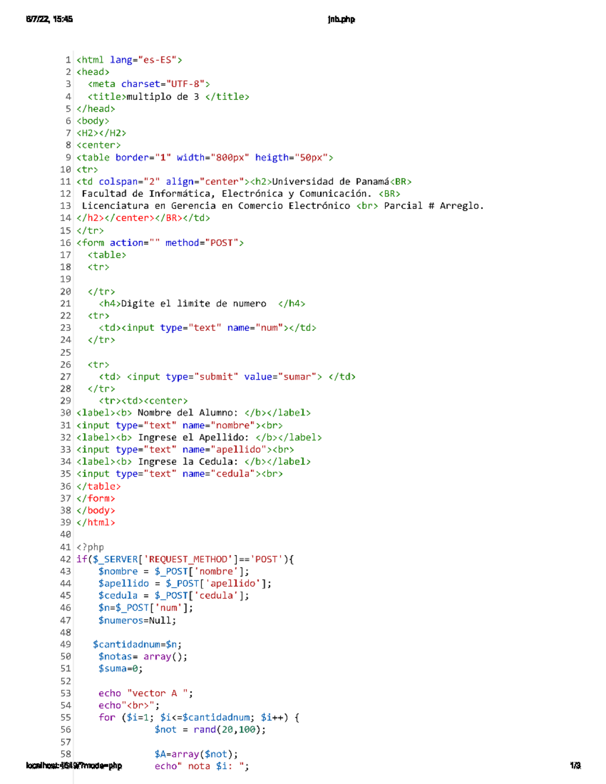 Parciall 3arreglos - apuntes sobre arreglos ,código - Informatica ...