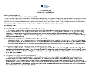 SNHU Project Paper - Cultural Awareness Project It is 2023 and I have ...