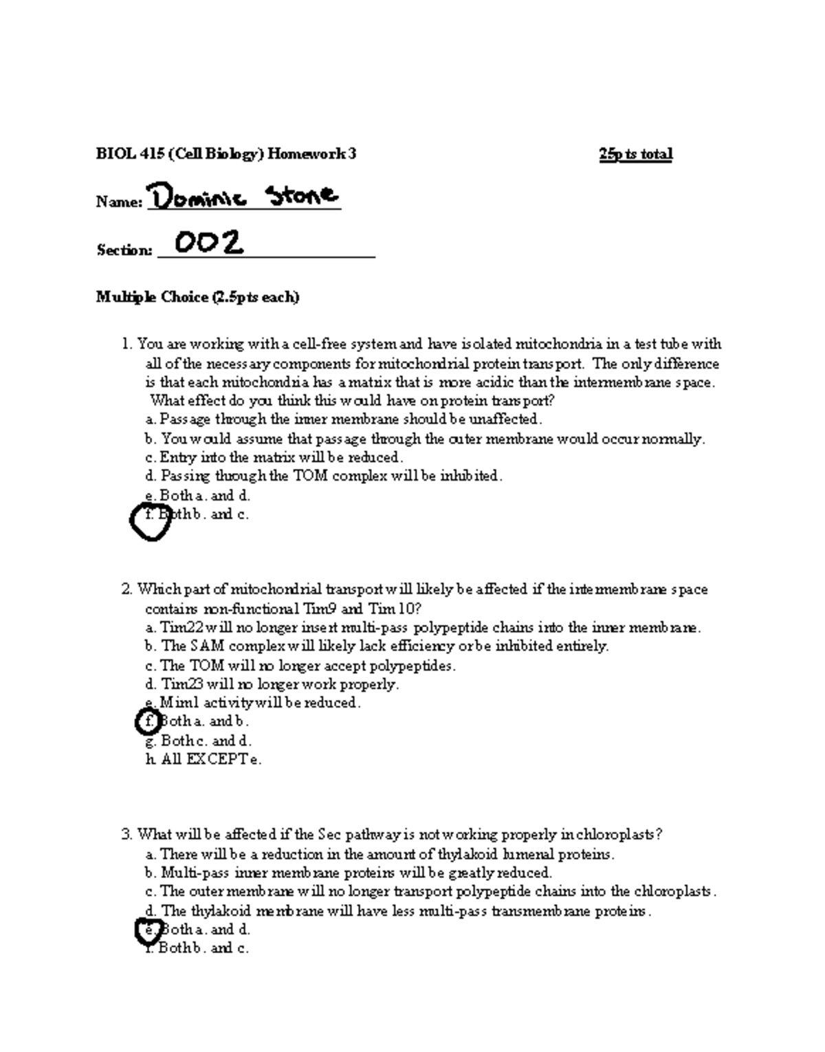 BIOL+415+Homework+Three+%28F23%29 - BIOL 415 (Cell Biology) Homework 3 ...
