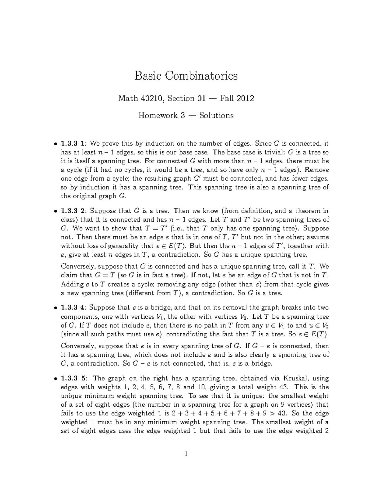 40210 H3 sols week 3 - Discrete wiskunde - Studeersnel