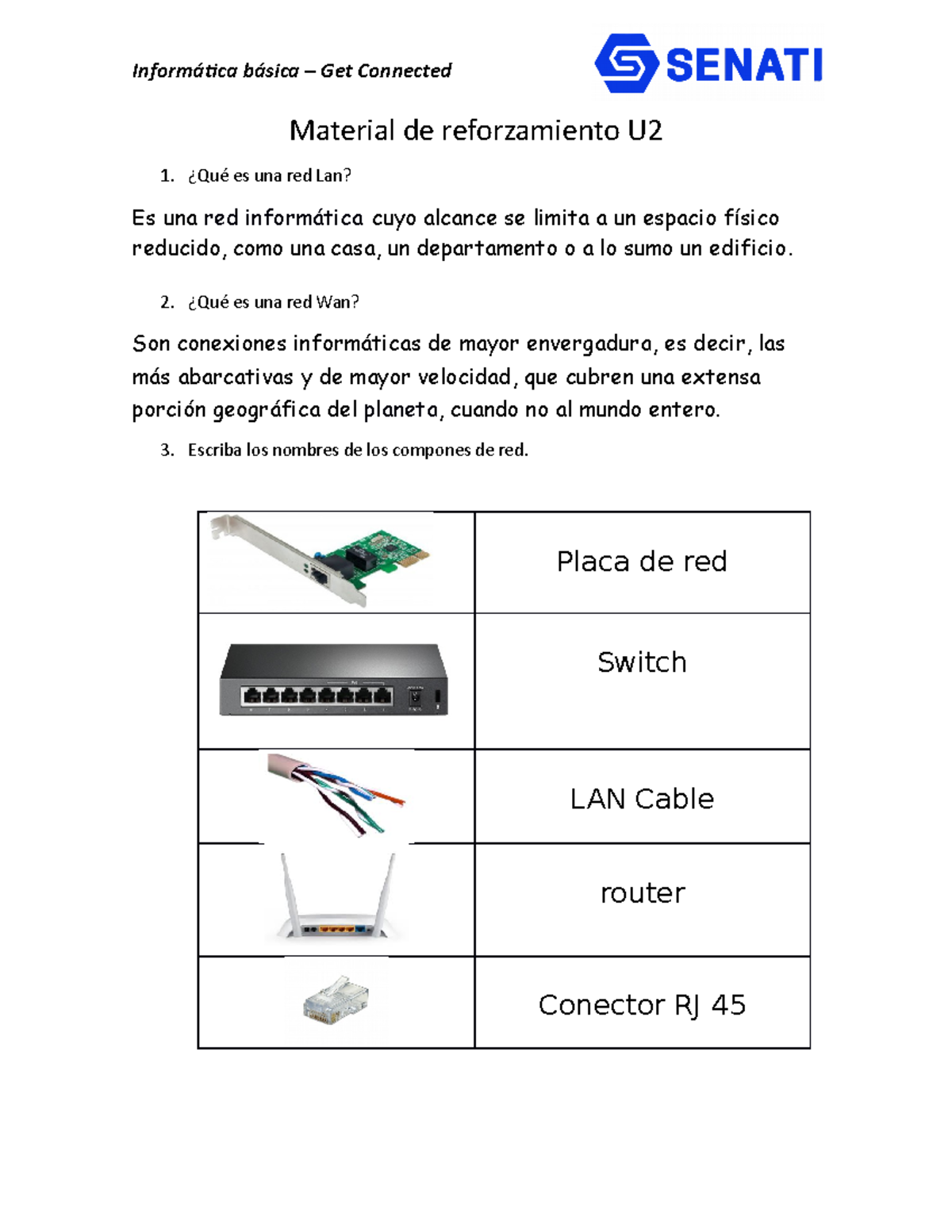 SINU-151 Unidad 02 Material Reforzamiento - Informática básica – Get ...