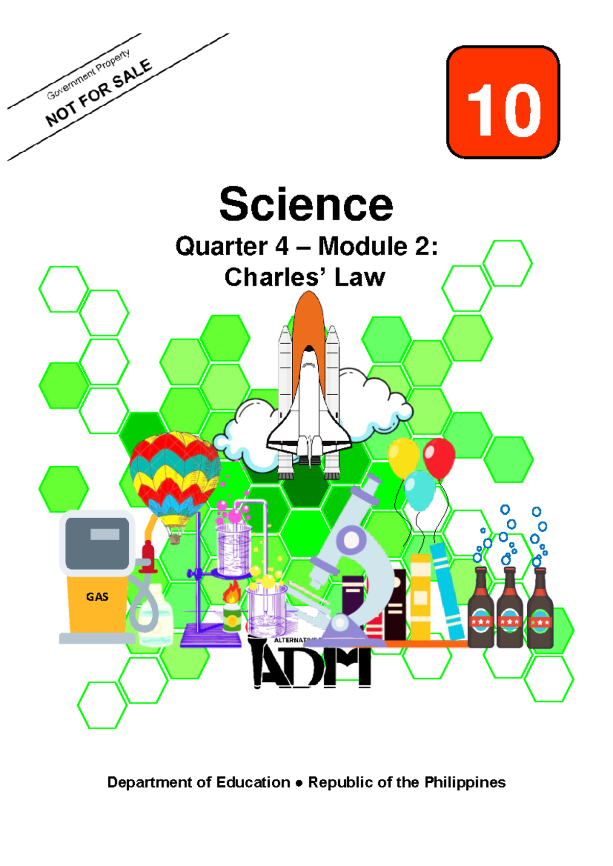 Science 10 Q4 ver4 Mod2 Charles Law - Science Quarter 4 – Module 2: Charles’ Law Department of ...