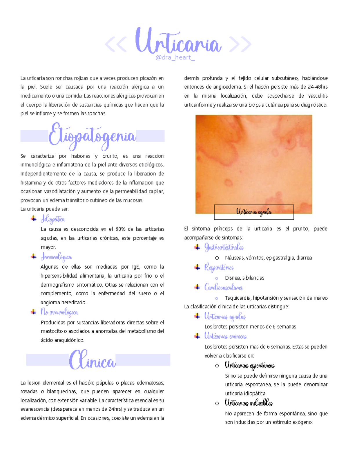 La Urticaria Y Datos Que Necesitas Saber La Urticaria Son Ronchas