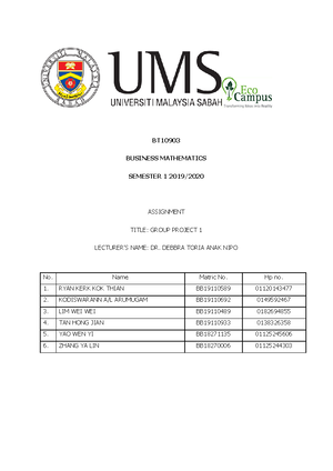 PRAKTIKAL MENGENAI KEMAHIRAN HIDUP - International Business - UMS - Studocu