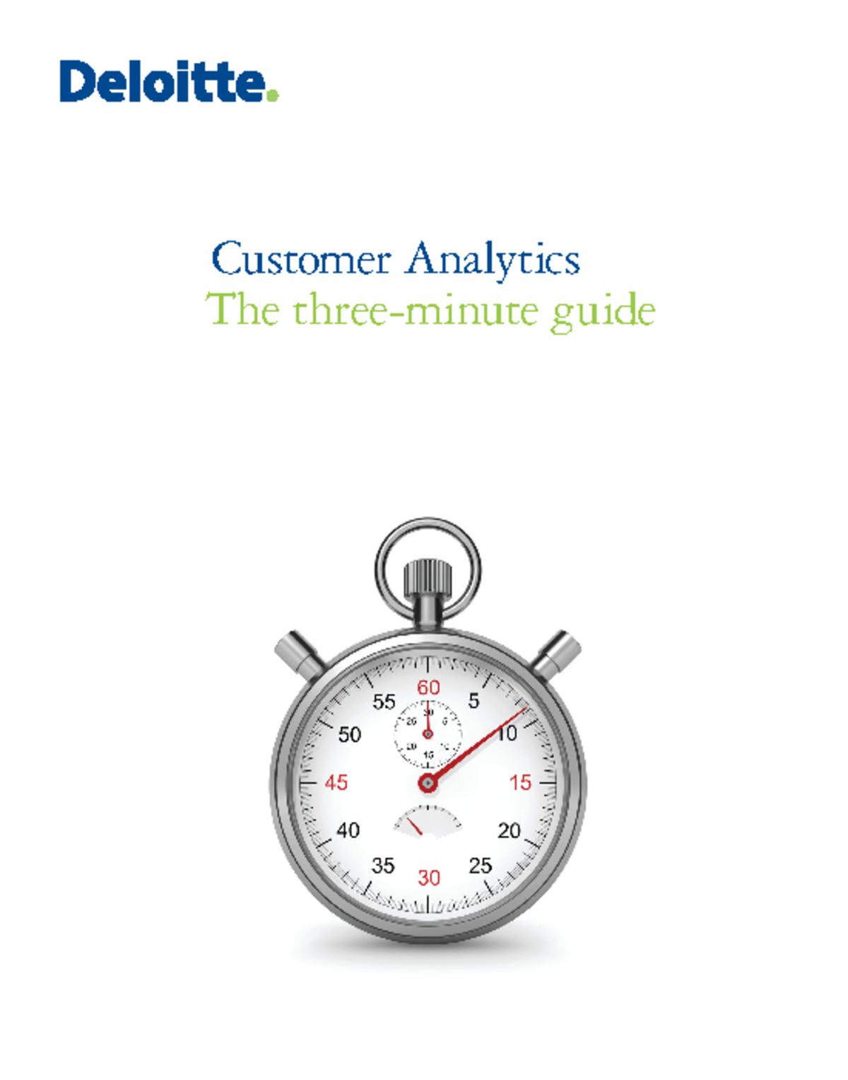 Customer-analytics - NOTES - Customer Analytics The three-minute guide ...