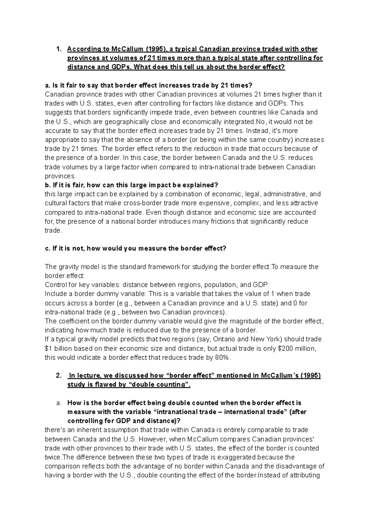 Untitled document - Sample midterm question Ricardian model solutions ...