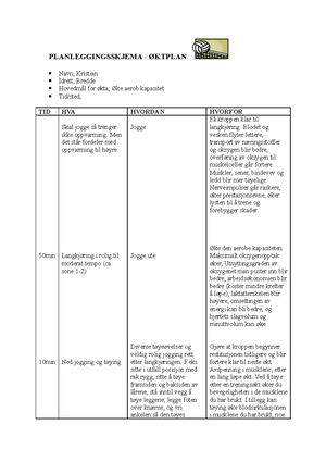 Egentrening fotball - Jeg tar utgangspunkt i posisjonen (venstre) back ...