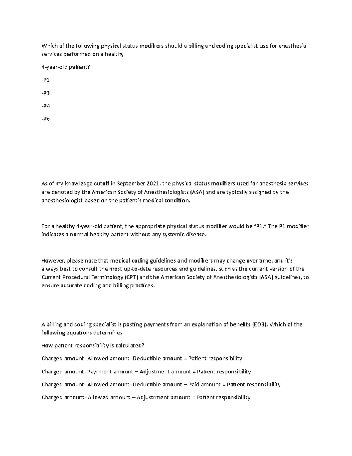 HP 212 B - Basic diagnostic coding okay we're good - Which of the ...