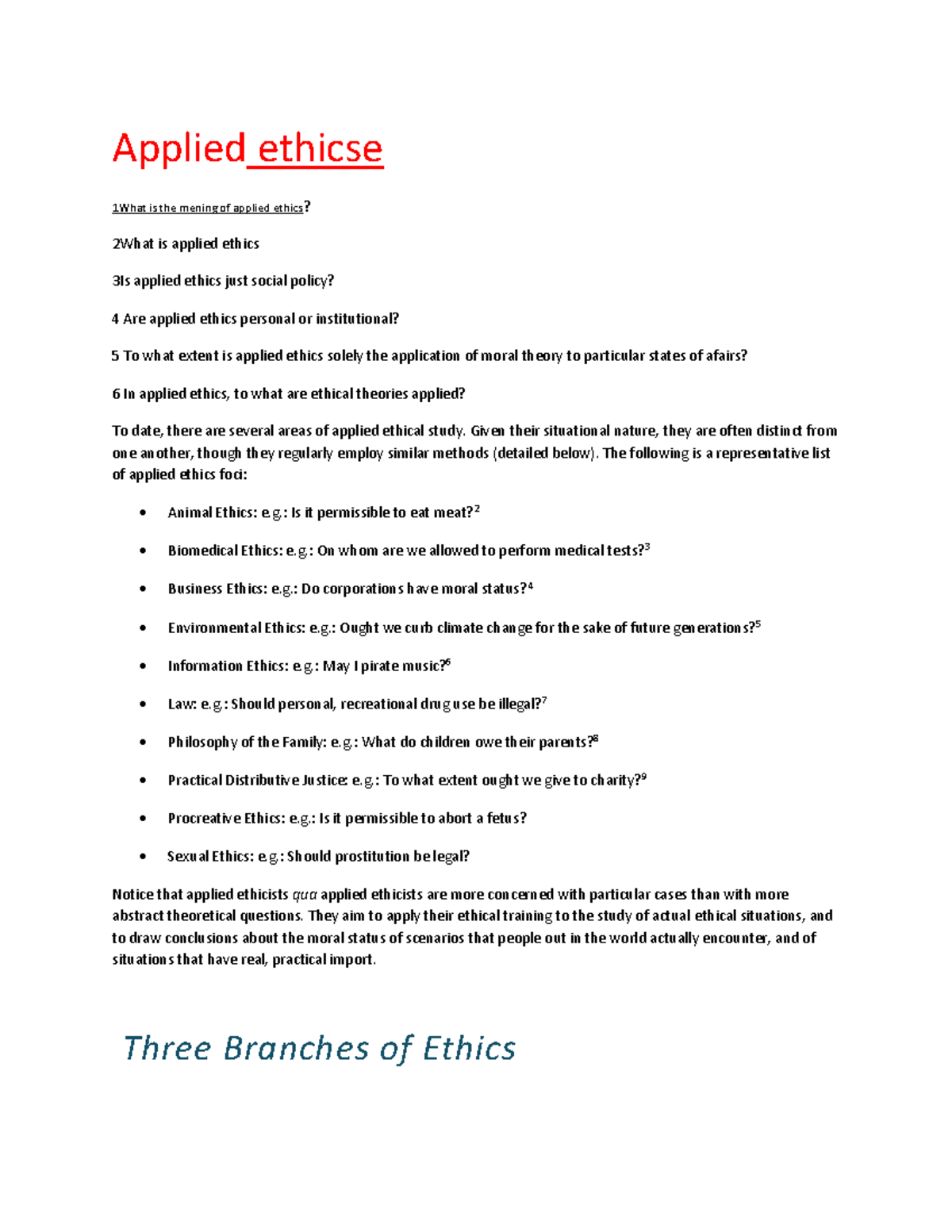 Applied ethicse - Copy - Applied ethicse 1What is the mening of applied ...