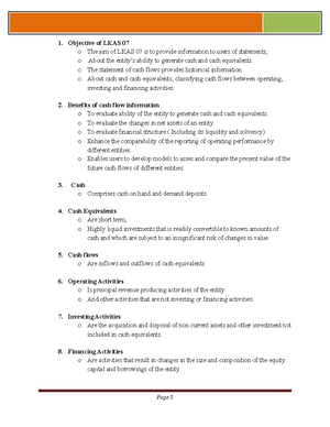 LKAS 10 - 1. Events after the reporting a. Events after the reporting ...
