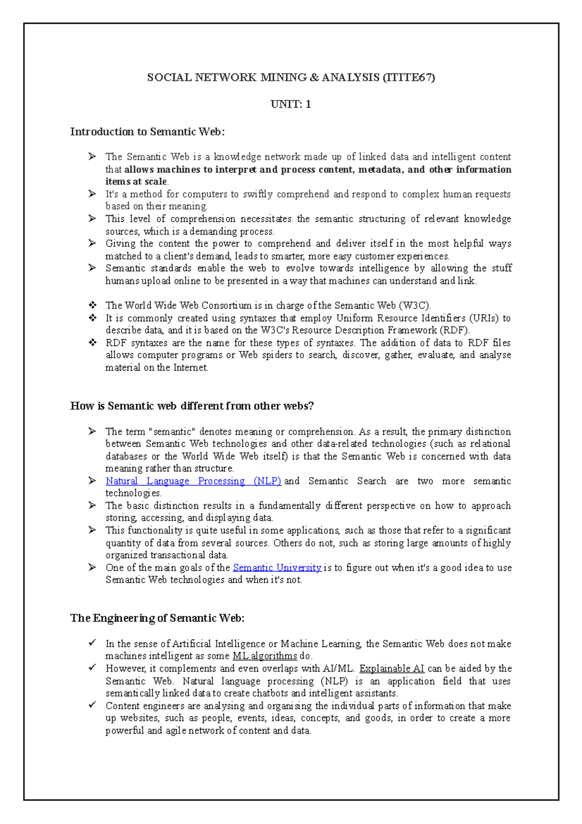 Social Network Mining- UNIT 1 - SOCIAL NETWORK MINING & ANALYSIS ...