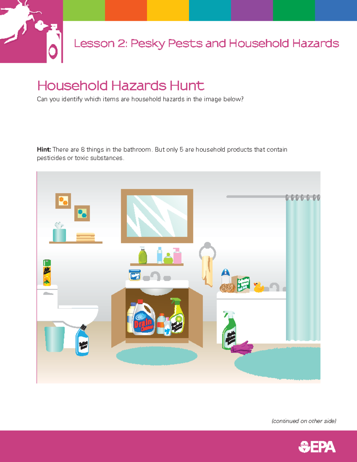 Lesson 2 handoutreeb essa - Lesson 2: Pesky Pests and Household Hazards ...