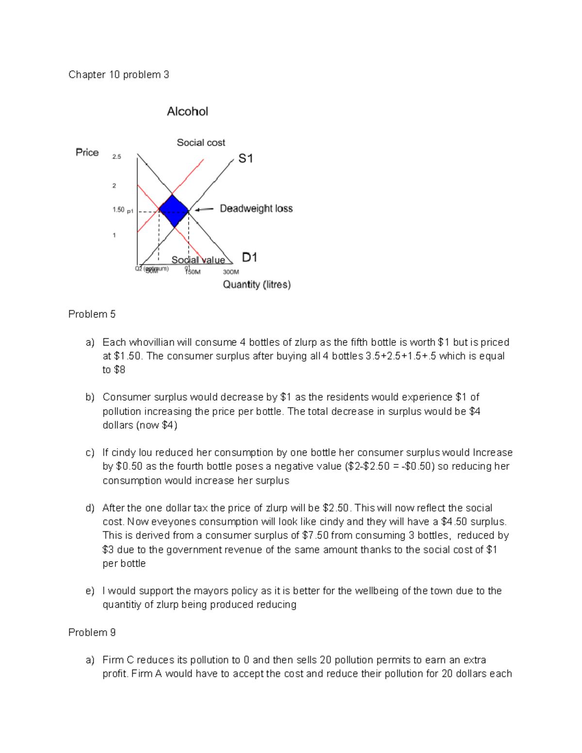 Gans problems chapter 10 - Chapter 10 problem 3 Problem 5 a) Each ...