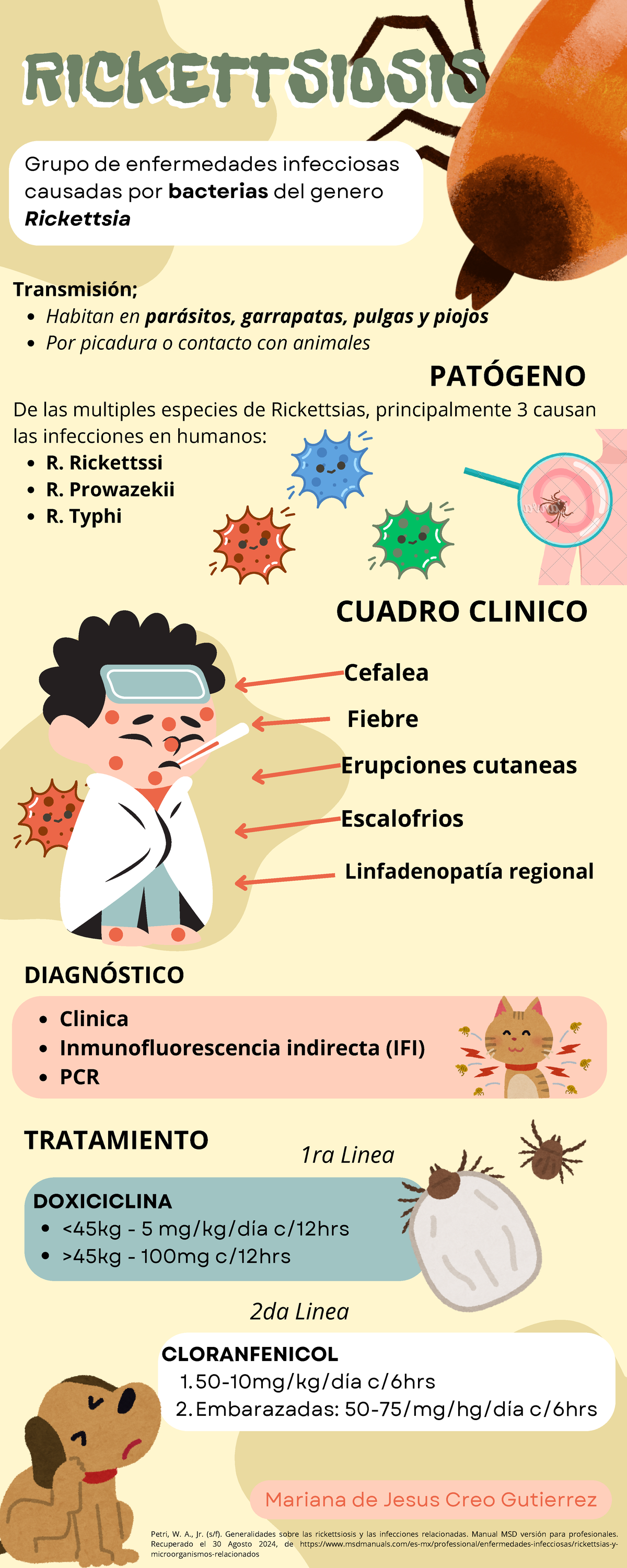 Rickettsiosis - ........... - RICKETTSIOSIS Cefalea De las multiples ...