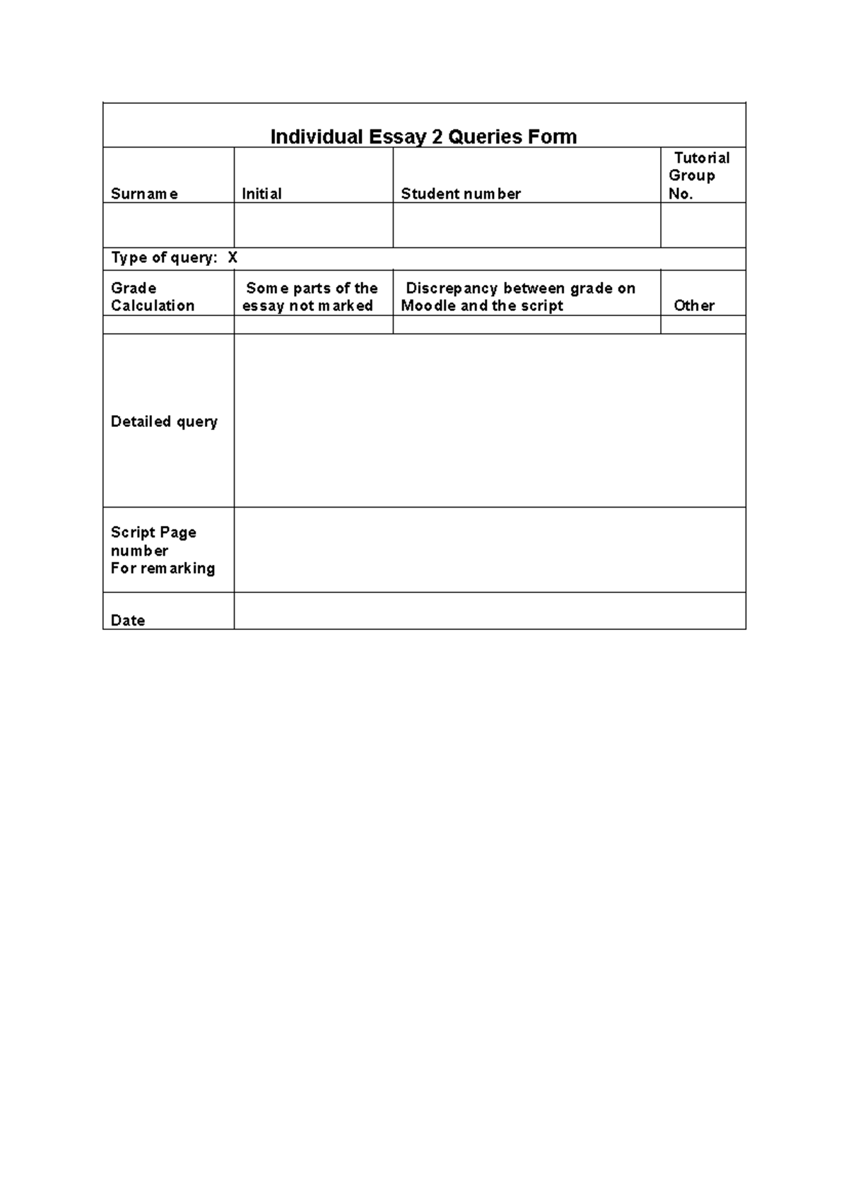 Individual Essay 1 Queries Form fd2b128eb9b2a5e88fe298aa20685 c34 ...