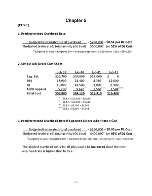[Handout] Process Costing - FIFO - 6 PRODUCTION COST REPORT: FIFO ...