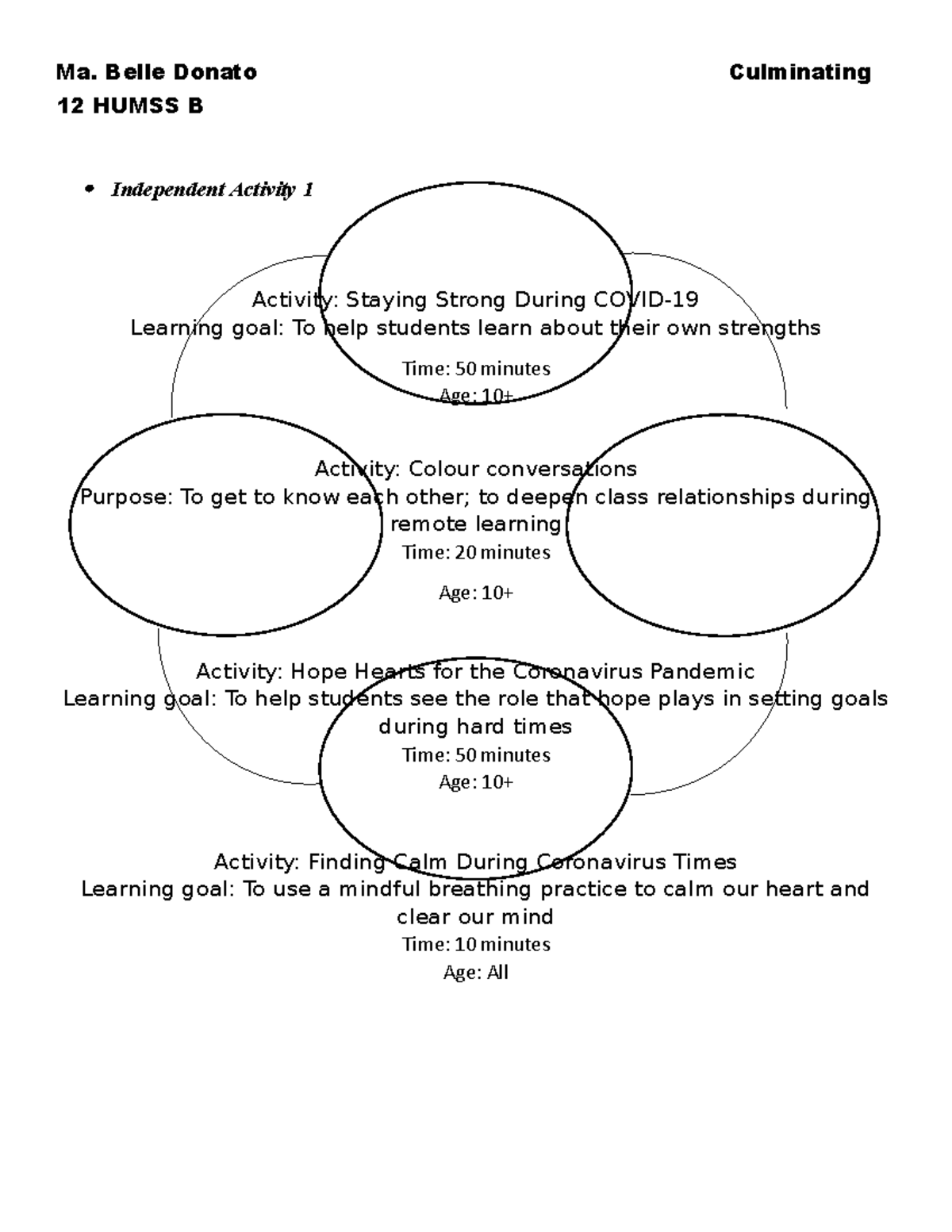 Concept paper - N\A - Ma. Belle Donato Culminating 12 HUMSS B ...