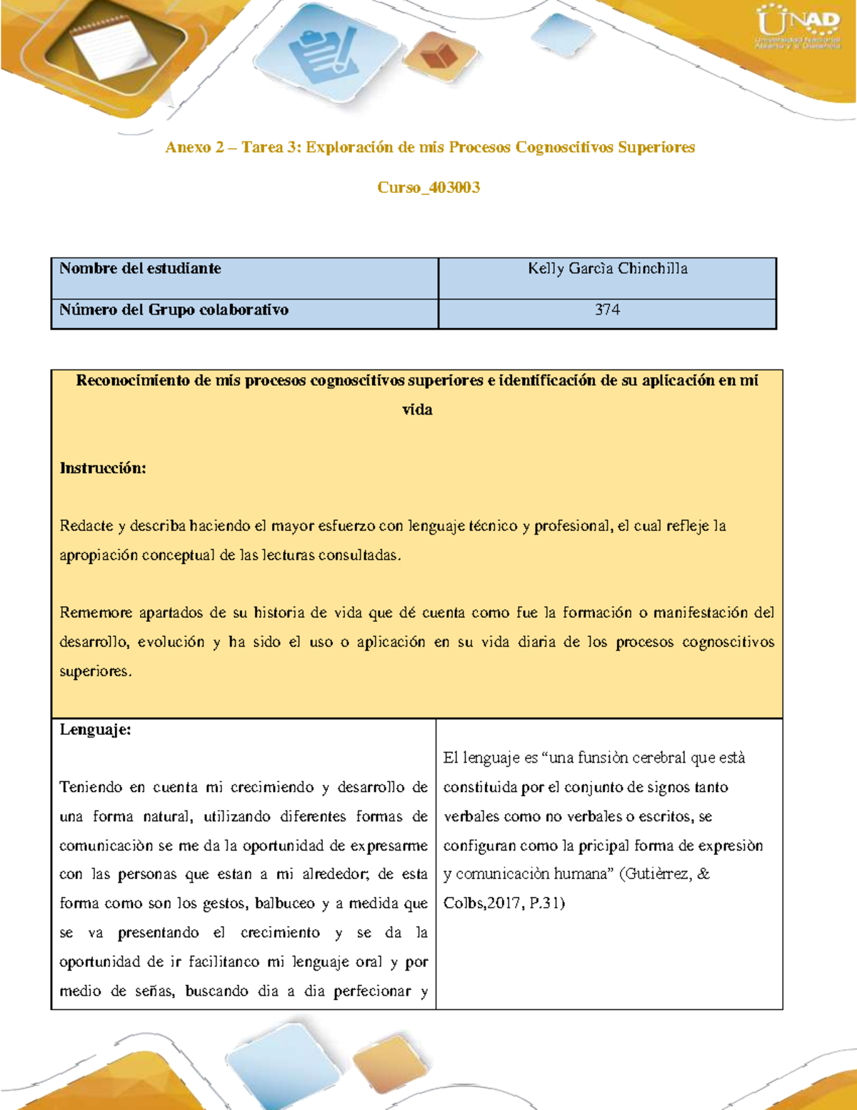 Anexo 2 - Tarea 3 Matriz Proces Superiores todos - Anexo 2 – Tarea 3: Exploración de mis ...