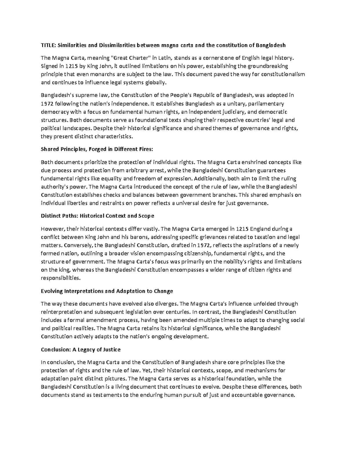 Sen - WEFWSDS - TITLE: Similarities and Dissimilarities between magna ...