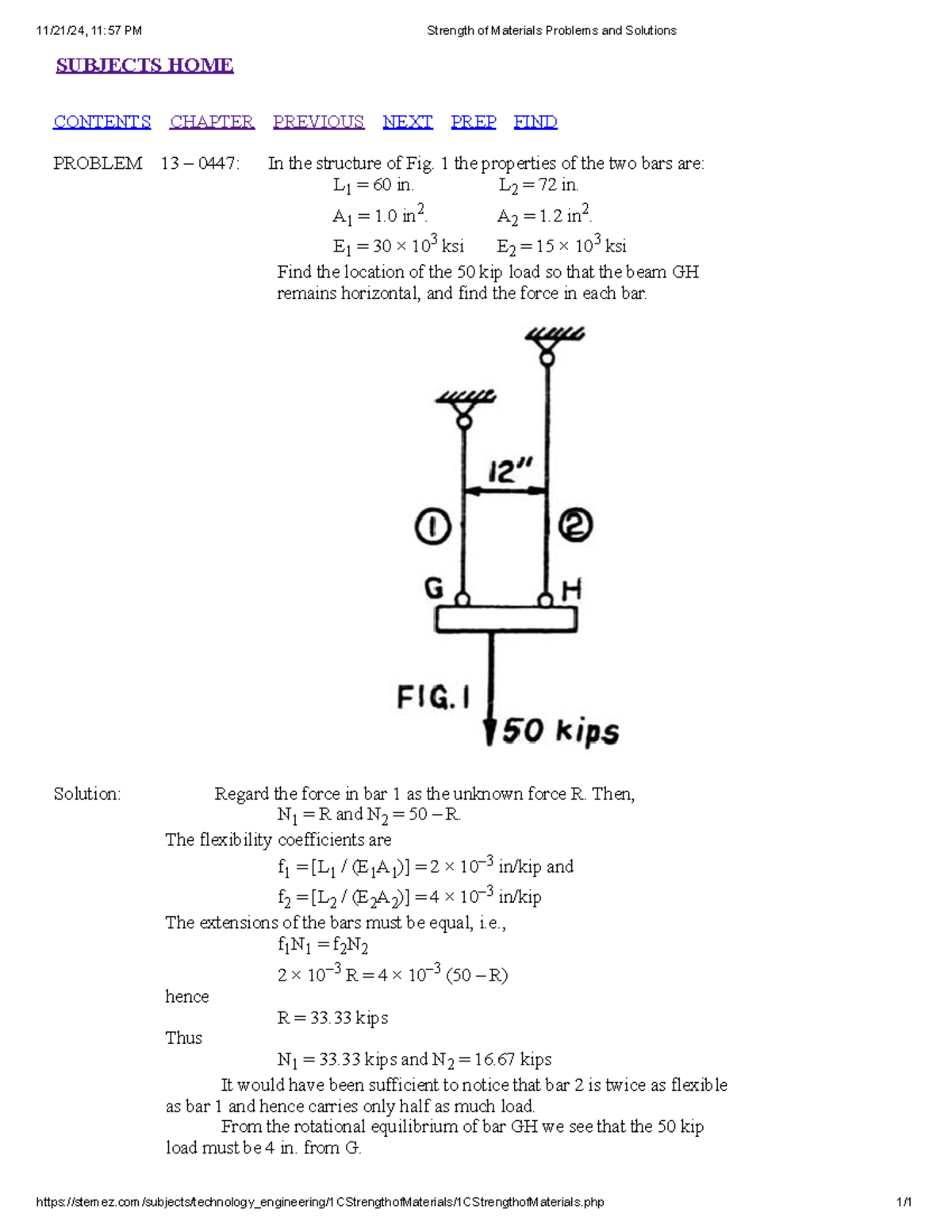 C2 - structural - SUBJECTS HOME CONTENTS CHAPTER PREVIOUS NEXT PREP ...