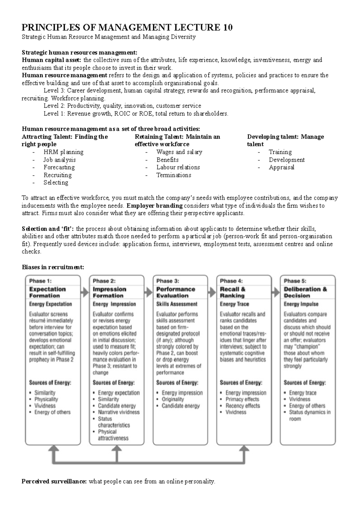 Principles OF Management Lecture 10 - PRINCIPLES OF MANAGEMENT LECTURE ...