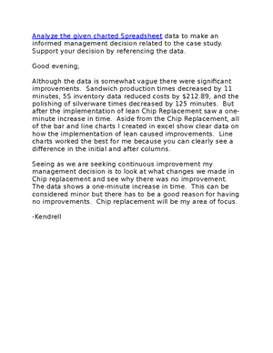 QSO325 8-2 Assignment - 8-2 Assignment: Analysis Technique QSO 325 ...