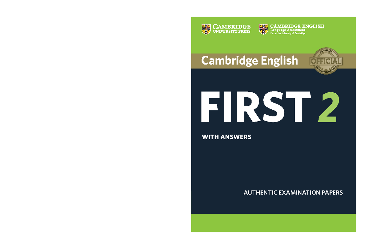 FCE2 Tests 5,6,7 - fce - AUTHENTIC EXAMINATION PAPERS FIRST 2 WITH ...