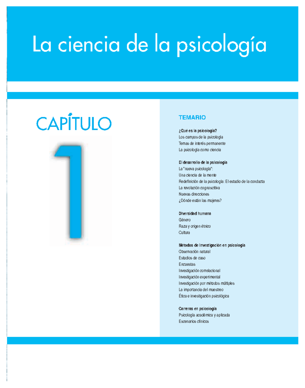 Psicologia general morris 13era edicion 1-26-118 - La ciencia de la psicología TEMARIO ¿Qué es ...