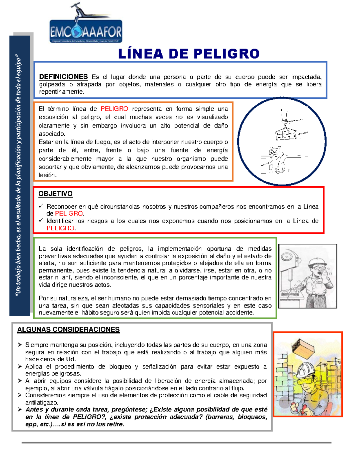 Linea de peligro - reryehrhy - LÍNEA DE PELIGRO DEFINICIONES Es el ...