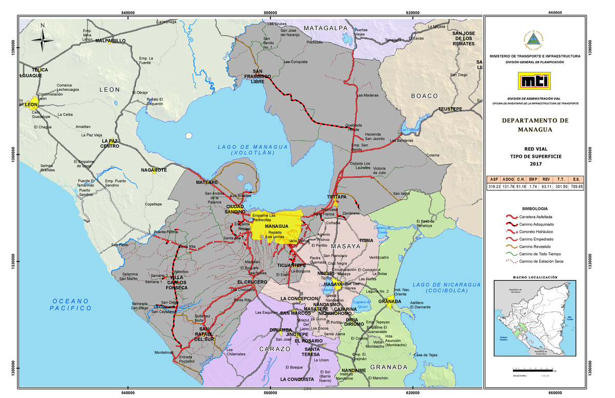 423139676 Mapa de La Red Vial en Managua - L E O N M A T A G A L PA B O ...