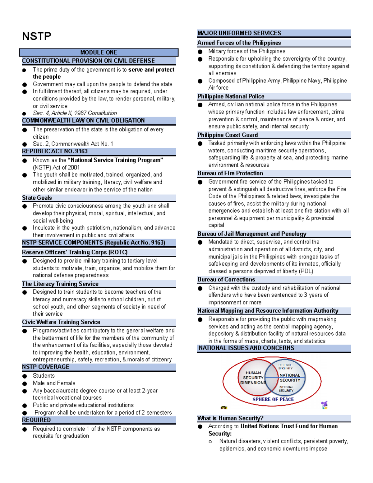 NSTP - National Service Training Program - NSTP MODULE ONE ...