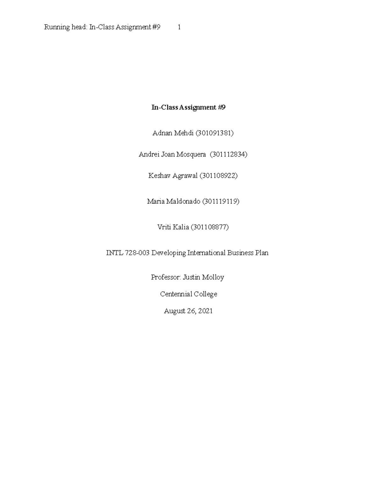 Assignment 1: Financial Projections and Funding Plan - Studocu
